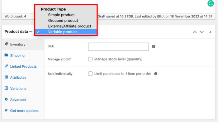 How to Create a Variable Product in WooCommerce