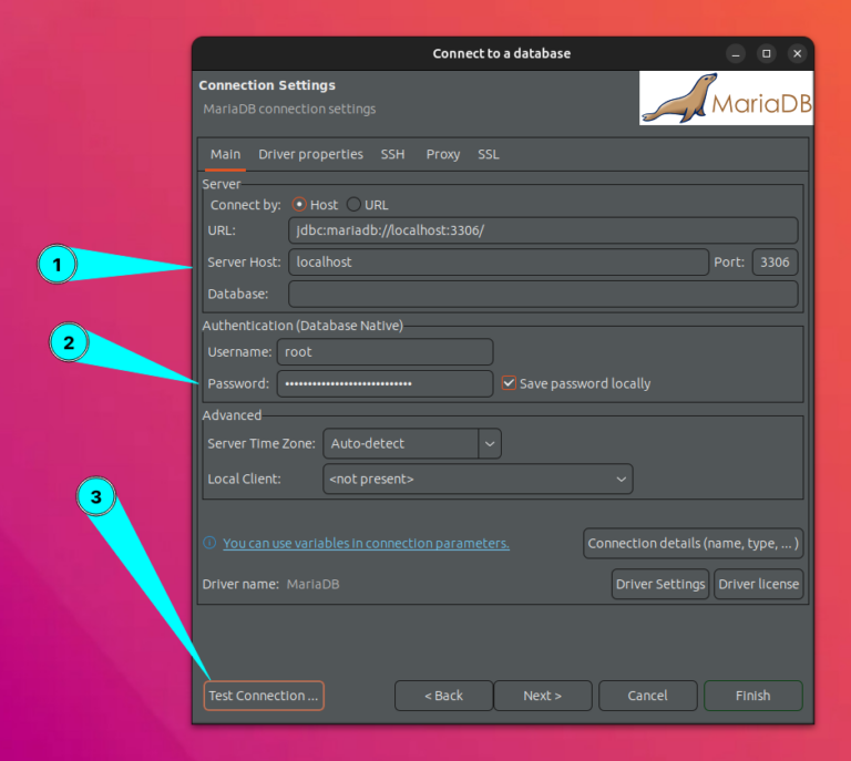 Configure MariaDB database server - Power Plugins