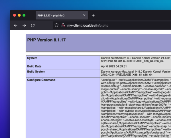 Install and configure XAMPP on a Mac - Power Plugins